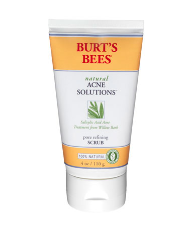 Burt's Bees Natural Acne Solutions Pore Refining Scrub | Rave About Skin