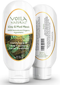 Voila Natural Facial Mask with Dead Sea Mud & Kaolin Clay | Rave About Skin